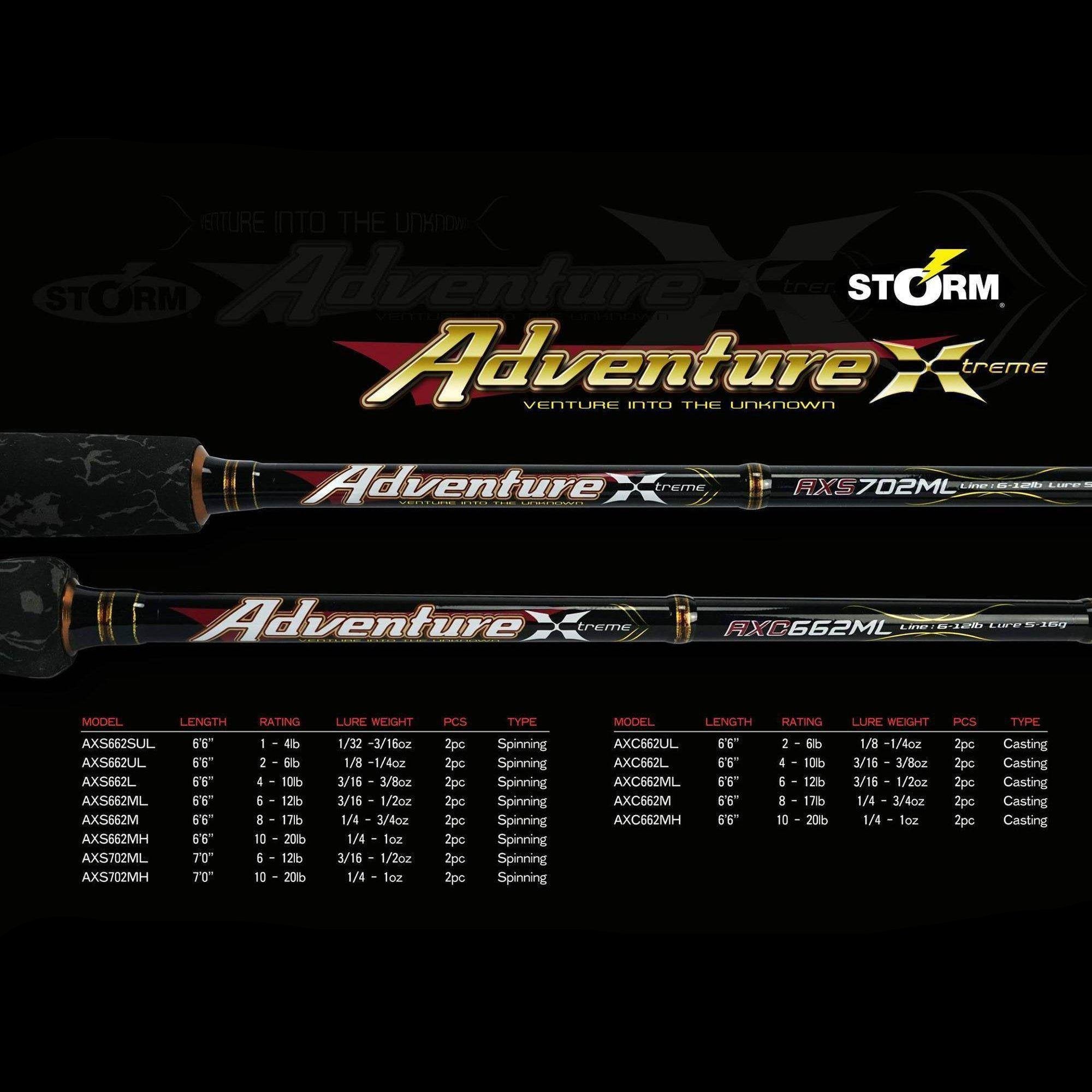 Storm Adventure Xtreme Baitcast Rod - Addict Tackle